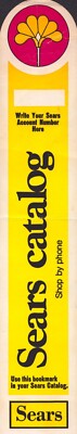 1970s Sears Catalog Bookmark Juniors Size Chart on Reverse Side | eBay