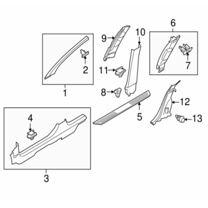 Clips fixation garniture POUR OPEL CHEVROLET RENAULT PEUGEOT 24405740 ...