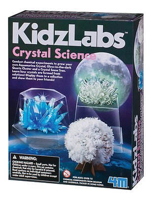Crystal science grow your own crystal experiment kit by 4M Kidzlabs ...