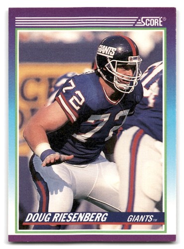 Doug Riesenberg 1990 Score #542 New York Giants FOOTBALL | eBay