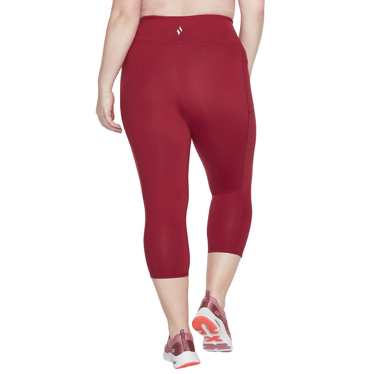 Skechers Go Walk Ladies High Waist Mid Calf Capri Legging W/WO Tags S ...