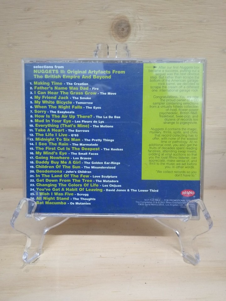 Nuggets II Original Artyfacts From The Br PROMO | eBay