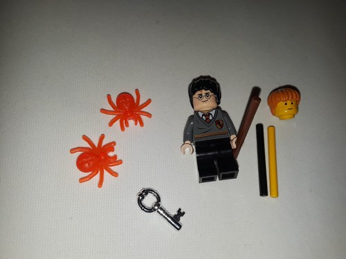 Lot LEGO HARRY POTTER MINIFIGURE RON'S HEAD, SPIDERS. KEY, WANDS | eBay