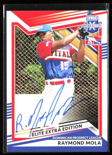 Raymond Mola 2022 Panini Elite Extra Edition Auto #208 Dominican ...