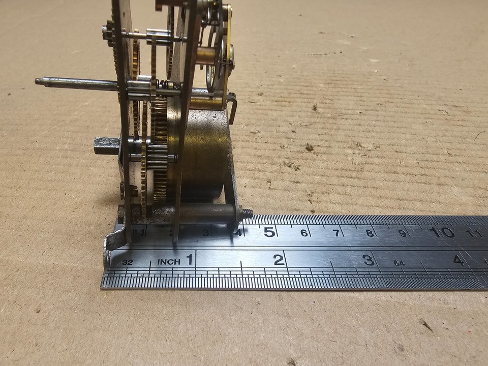 Antique French 8 day clock movement works JEWELLED LEVER ESCAPEMENT | eBay