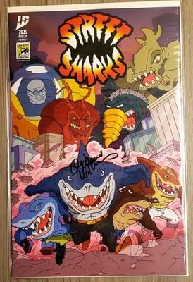 SDCC 2025 Mattel STREET SHARKS #1 SIGNED Stephanie Williams NEW Comic ...