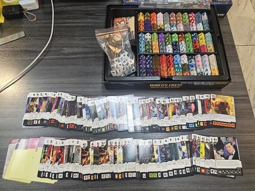 Dice Masters Lot Including cards and dice from Marvel, Yu-Gi-Oh and DC ...