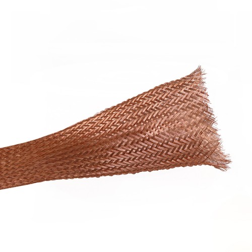 Copper Metal Shielding Braided Sleeve Bare Copper Wire Cable Sleeving ...