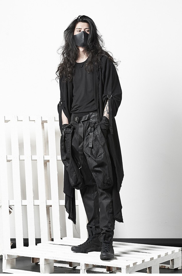 Darkness Style Mens Hooded Thin Cape Cloak Overcoat Outwear Robe Gown ...