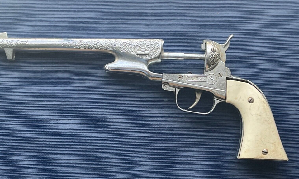 Pair Vintage Hubley Colt 45 Cap Guns Suitable for Parts or Restoration ...