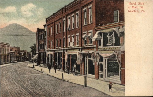 Galeton PA North Side of Main St. c1910 Postcard | eBay