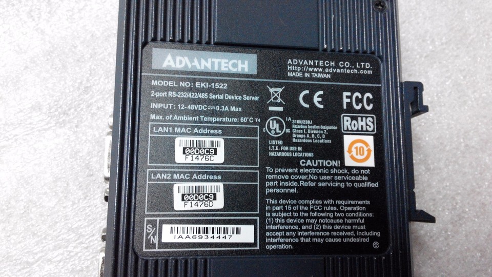 ADVANTECH EKI-1522 | eBay