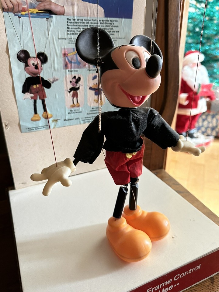Walt Disney Store Display String Puppet Marionette Mickey Mouse Vintage ...