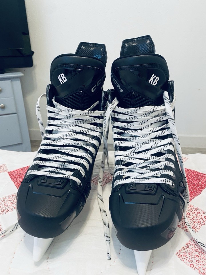 CCM FT6 Jetspeed Pro Pro Stock Skates 8 3/4 D Width New Red/Blue | eBay