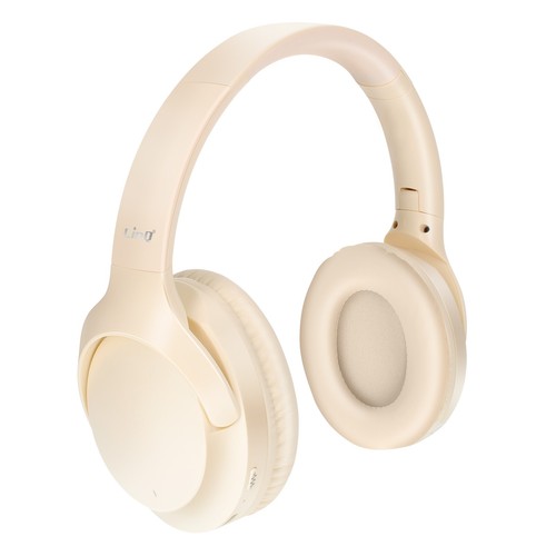 LinQ Foldable Noise-Canceling Bluetooth Headset, Beige | eBay