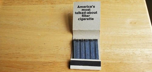 True Cigarettes Filters Matchbook Menthol Blue and Green Logo | eBay