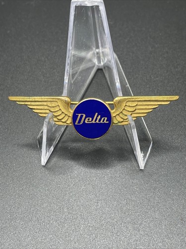 Delta Airlines Womens Flight Attendant Stewardess Wings Badge Pin | eBay