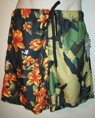 NEFF Hot Tub COMMANDO WATER SHORTS S NEW Mens SMALL Swim CAMOUFLAGE ...