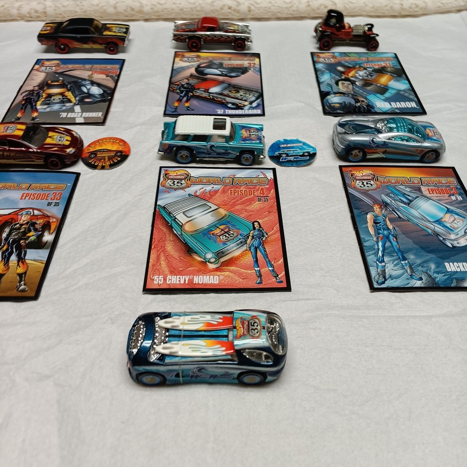 Lot Of 7 loose Hotwheels Highway 35 World Race Cars | eBay