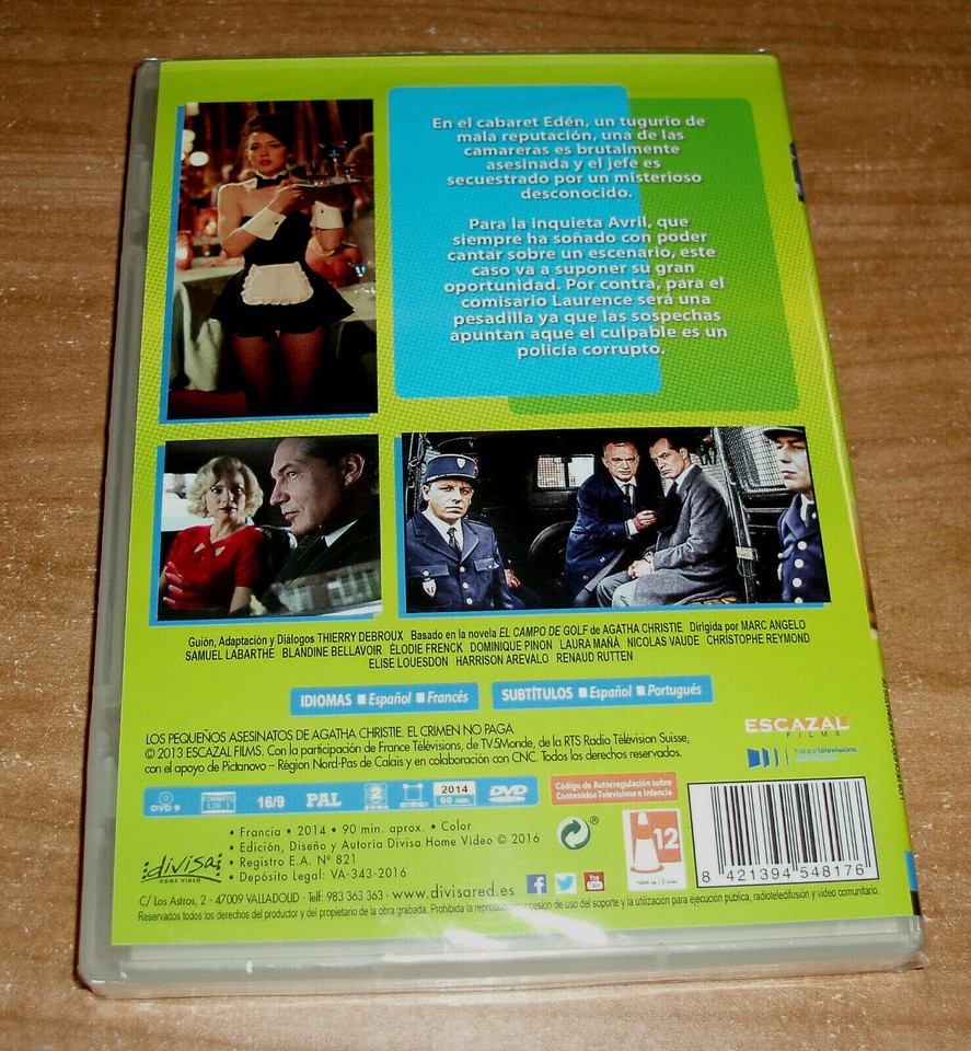 Agatha Christie The Crime Does Not Pay (Le Crime Ne Paie Pas) DVD New ...
