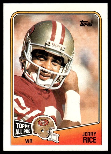 1988 Topps Jerry Rice #43 San Francisco 49ers Football Card | eBay