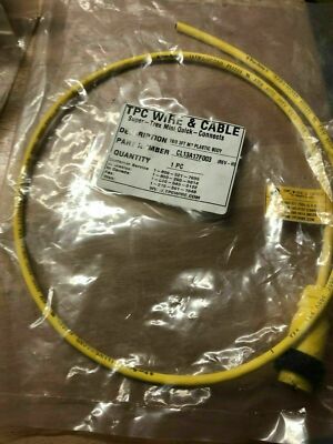 TPC wire and cable 3 pole super trex 18/3 3FT MP PLASTIC BODY ...