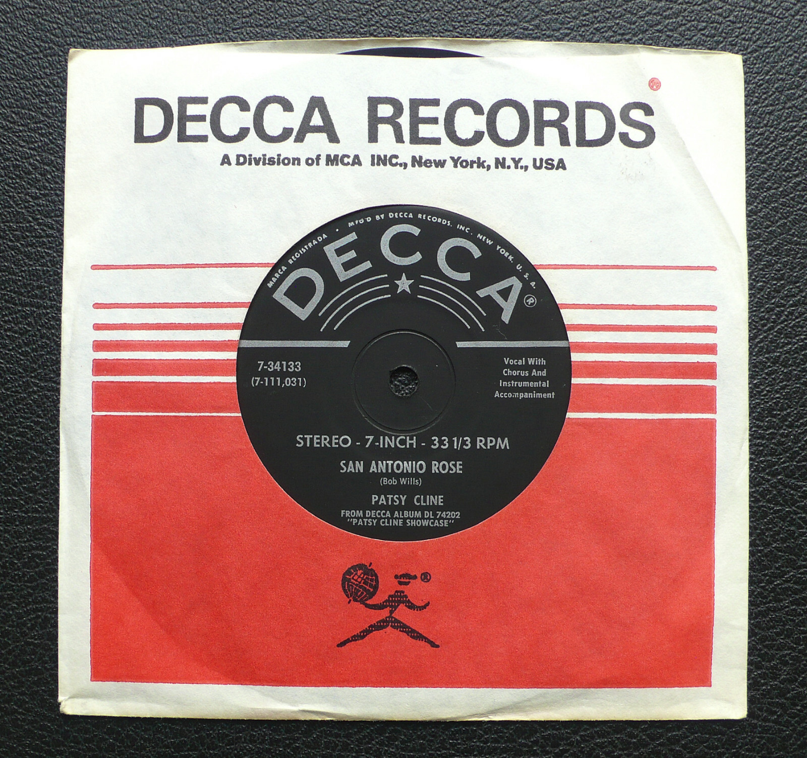 7" Patsy Cline - San Antonio Rose/ True Love - US DECCA 33rpm | eBay