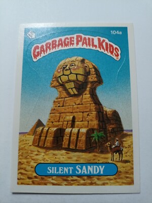 1986 Topps - Silent Sandy - Garbage Pail Kids - Series 3 - Stickers ...