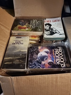 Books. Box Full Of Old Paperbacks. 45 Total. Overstock Sale. Variety ...
