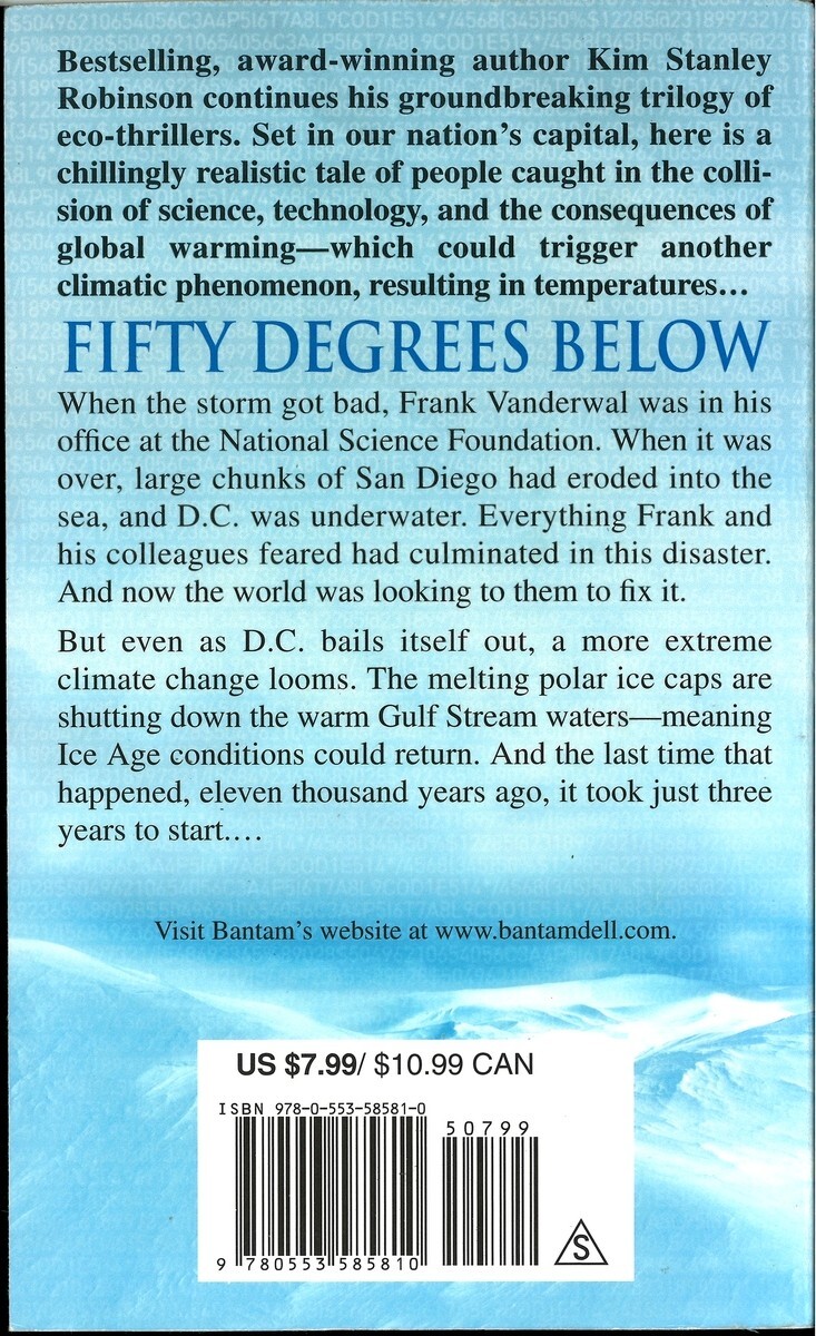 Fifty Degrees Below by Kim Stanley Robinson (2007, Mass Market) for ...