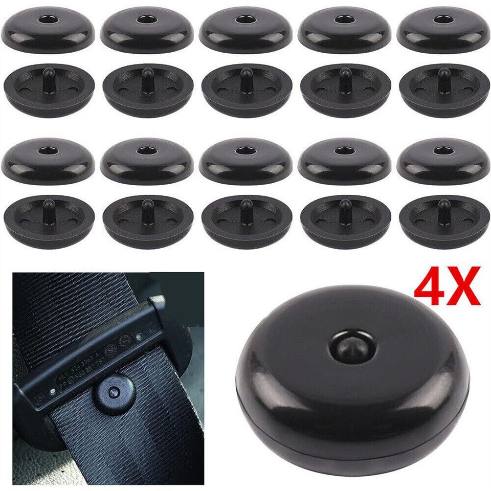 4 Pairs Car Seat Belt Stopper Spacing Limit Buckle Clip Retainer Stop ...