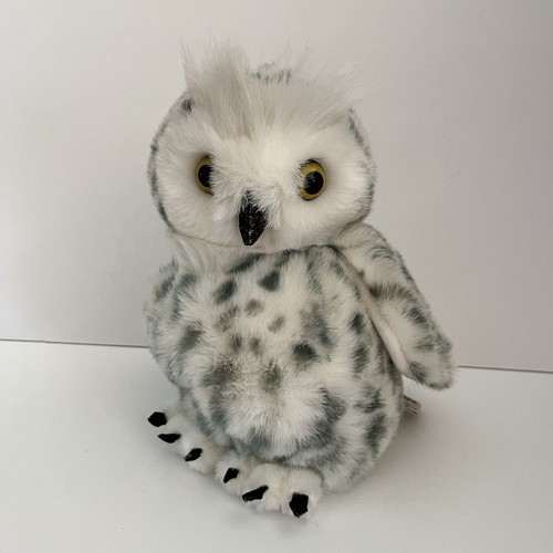Vintage Snowy Owl Plush Hand Puppet Stuffed Animal 360 Turning Head ...