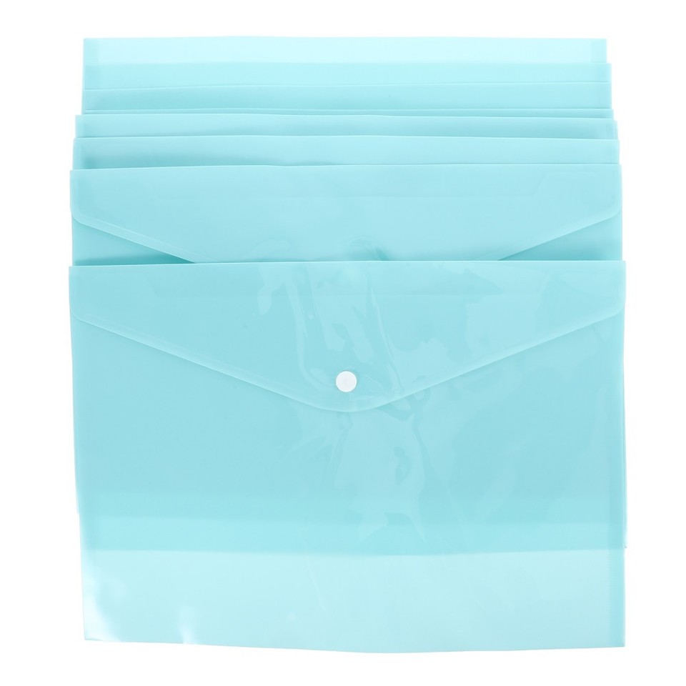 10 Pcs Plastic Document Folder File Envelope for Documents Pouch Bag ...