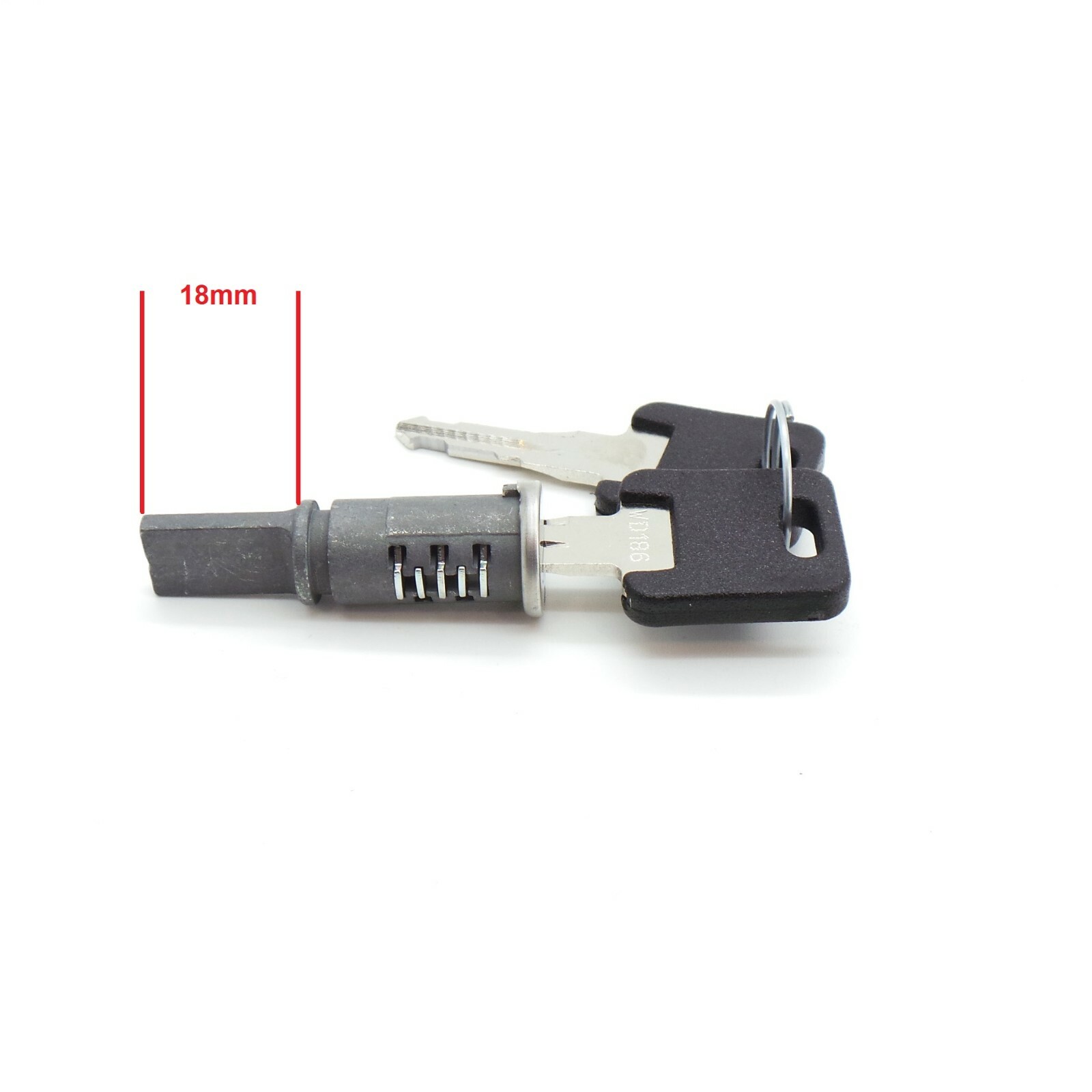 West Alloy WD Long Replacement Door Lock Barrel c/w 2 Keys Caravan ...