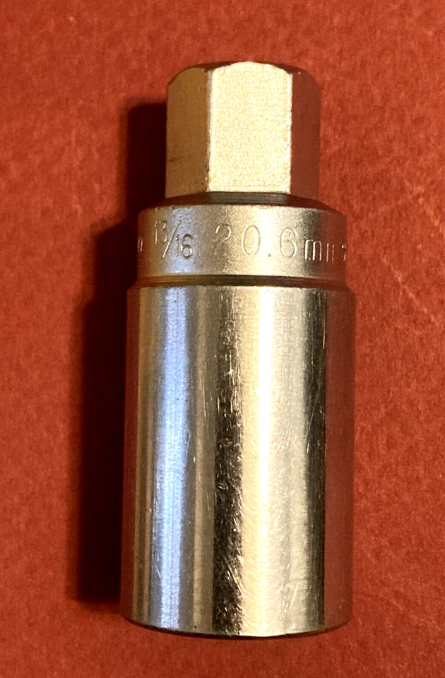 Snap on Tools S9704E 3/8" Drive 13/16" Chrome Deep Spark Plug Socket ...