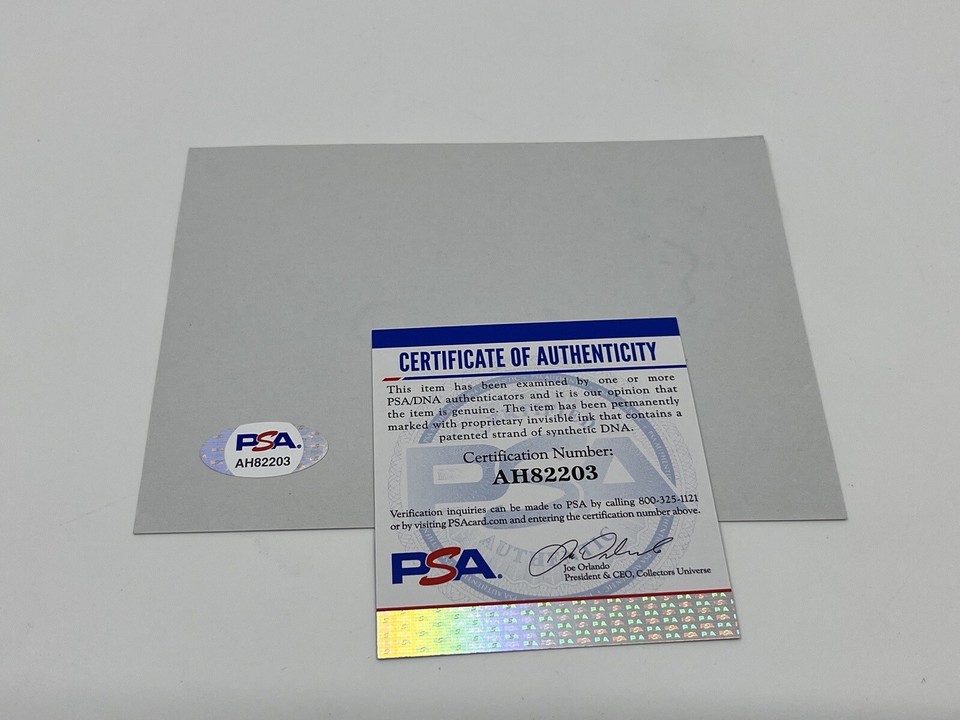 Jay Leno Signed Autograph Tonight Show Index Card PSA DNA *03 | eBay