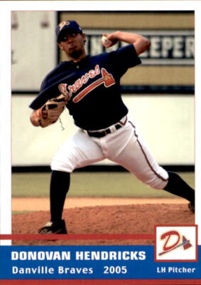 2005 Danville Braves Grandstand #33 Donovan Hendricks Victoria ...