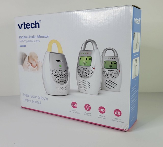 VTech DM221-2 Digital Audio Baby Monitor with Two Parent Units for sale ...