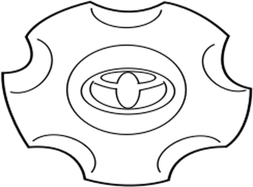 4260B-60030 Toyota Ornament sub-assy, wheel hub 4260B60030, New Genuine ...