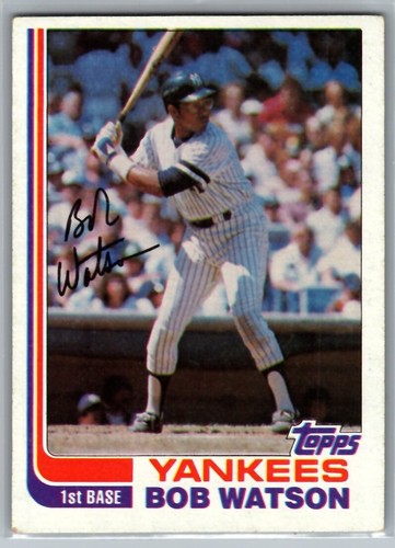 1982 TOPPS BOB WATSON NEW YORK YANKEES #275 | eBay
