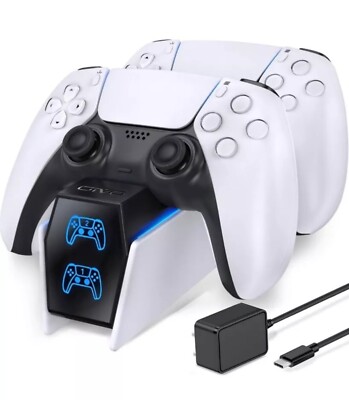 Dual Ps5 Controller Charger OTVO Ps5 Charger Docking Station | eBay