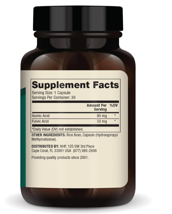 Dr. Mercola Humic Fulvic Acid Complex - Gut Health & Immune Support, 30 ...