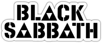 Black Sabbath Band Heavy Metal Music Bumper Window Sticker Decal 7"X3 ...