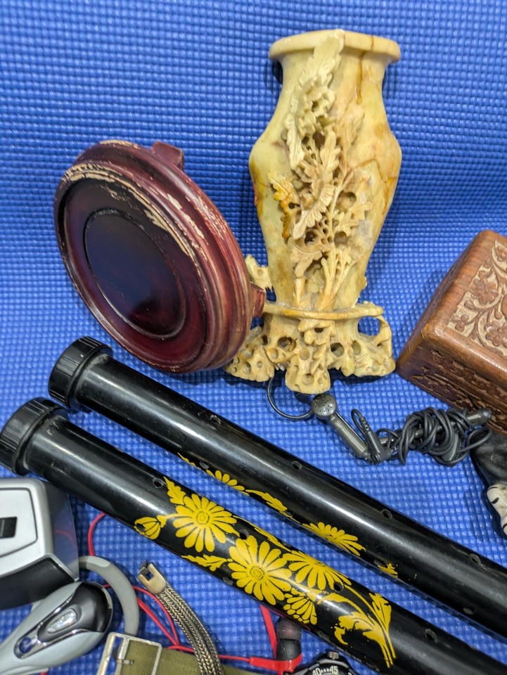 vintage junk drawer lot,random Collectible items,jewelry,watches ...