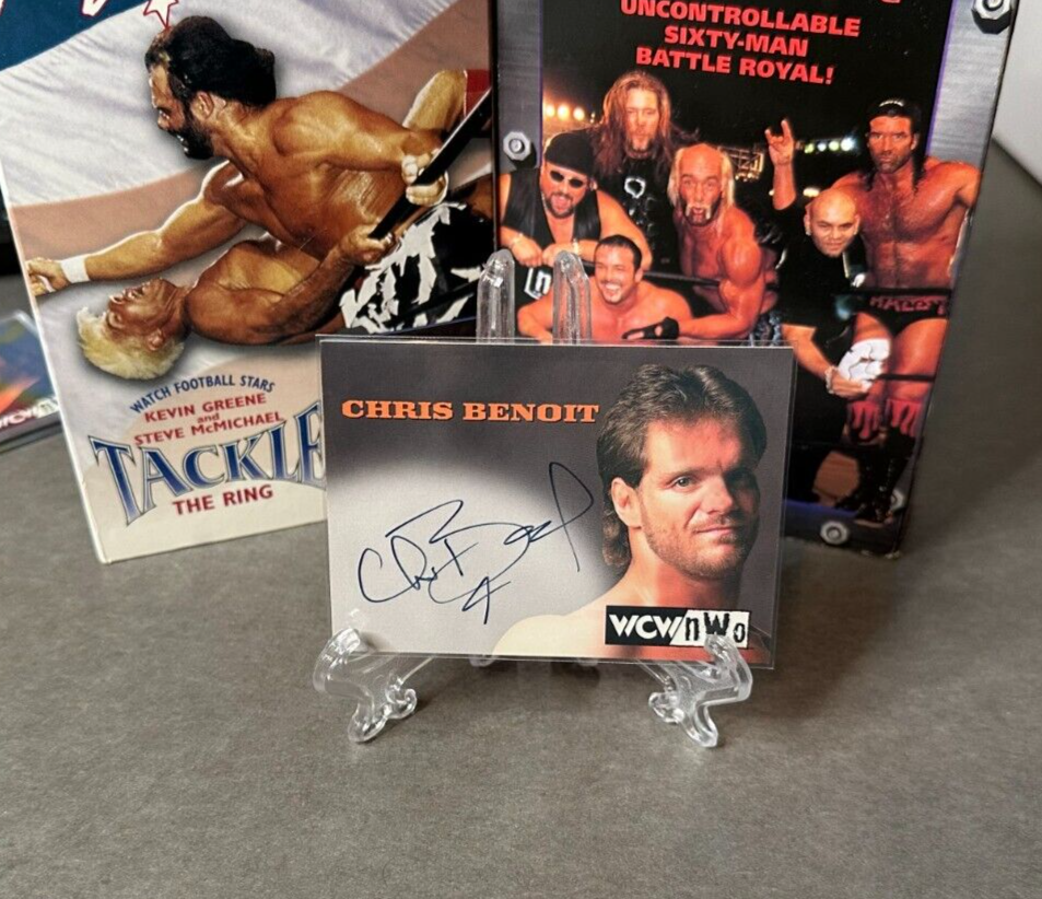 1998 Topps WCW/nWo - Authentic Signatures Chris Benoit (AU, RC) for ...