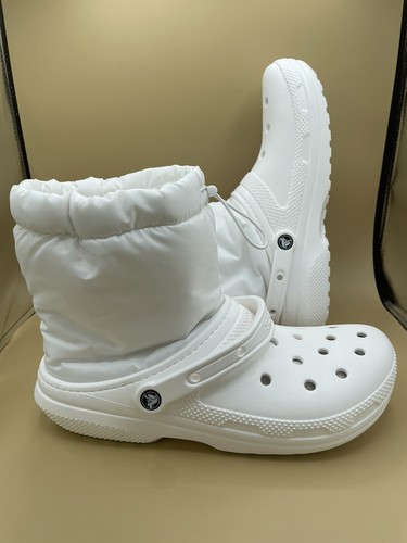 Size 12 Men’s Crocs Classic Lined Neo Puff Boot, New Fur Winter Boots ...