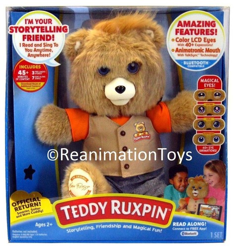 Teddy Ruxpin Talking Animated Animatronic Bear Read Along Storytime New ...