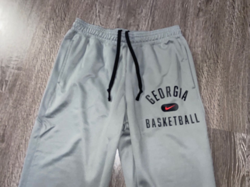 Mens Nike UGA Georgia Bulldogs Basketball Team Issue Player Pants L ...