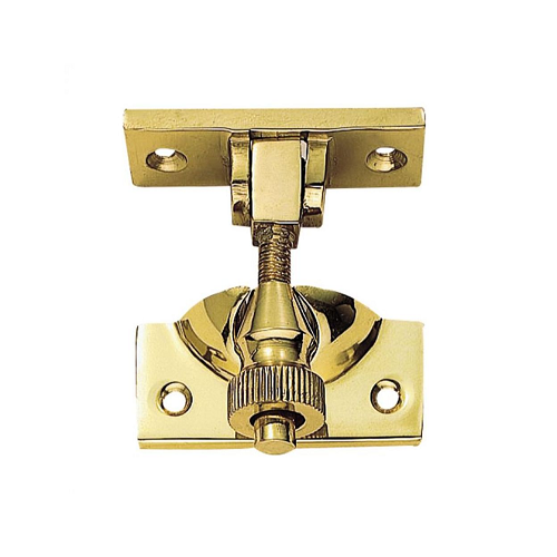 Brighton Sash Window Fastener Brass Lever Lock Twist Catch Arm Wood ...