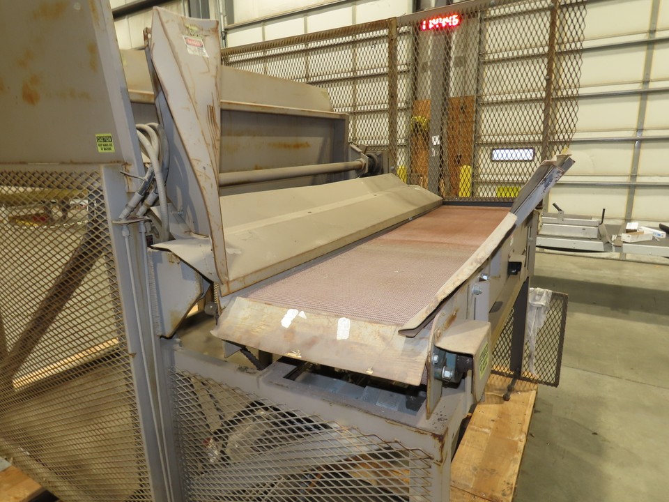 Allegheny Hydraulic Tote Tipper Paper Shredder Hopper Dump Feed ...